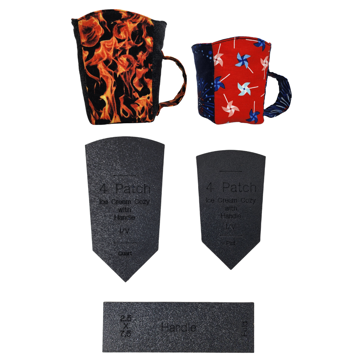 Martelli Enterprises | The Right Tool the Right Way: 4 Patch Ice Cream Cozy Set